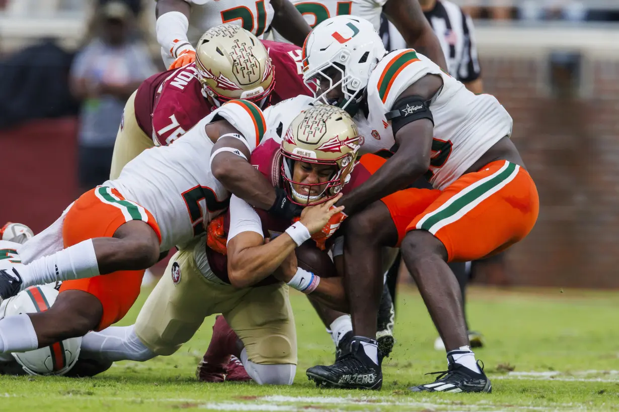 LA Post: No. 4 Florida State beats Miami 27-20 to win its 16th straight ...