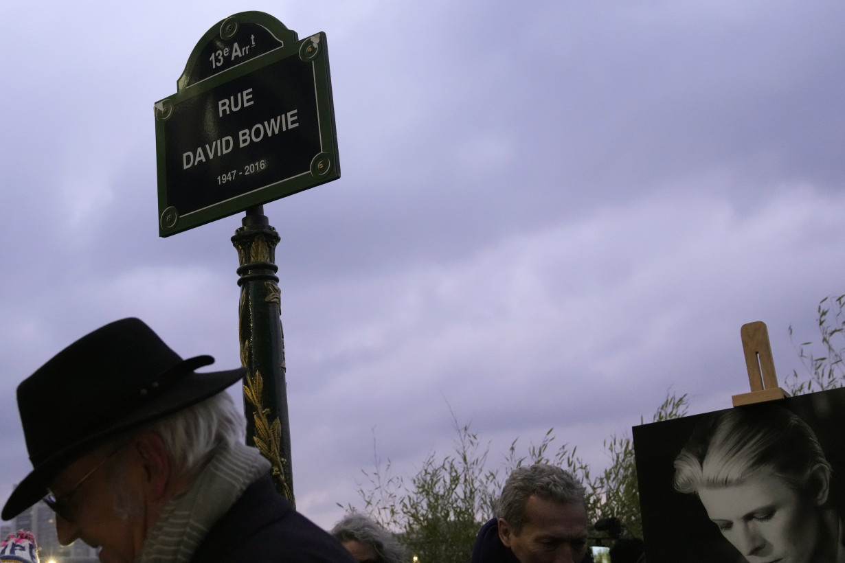LA Post: Paris names a street after David Bowie celebrating music icon ...