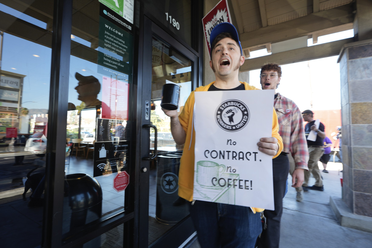 LA Post: Starbucks workers begin strikes that could spread to hundreds ...